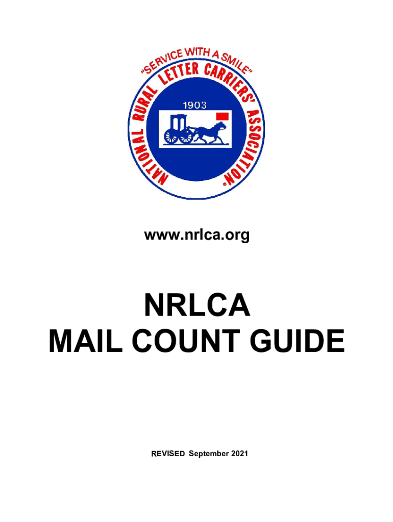 Fillable Online NRLCA MAIL COUNT GUIDE - Ruralinfo.netNRLCA ...