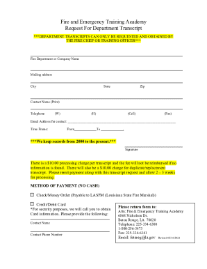 Fillable Online Fire Training AcademyNM Department of Homeland Security ...