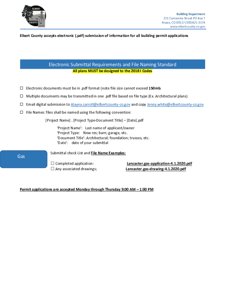 Fillable Online Electronic Submittal Requirements and File Naming Standard Gas Fax Email Print ...