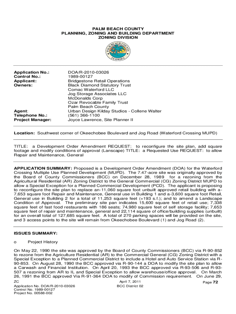 Fillable Online Zoning Code Updates Department of PlanningPlanning and ...