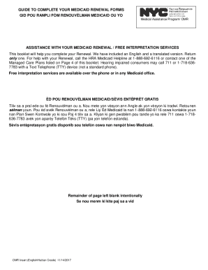 Fillable Online GUIDE TO COMPLETE YOUR MEDICAID RENEWAL FORMS GID ...