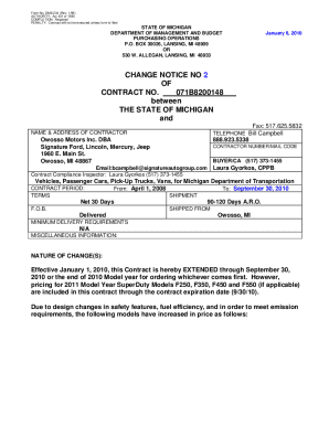Fillable Online PDF Form No. DMB 234 (Rev. 1/96) - State of Michigan Fax Email Print - pdfFiller