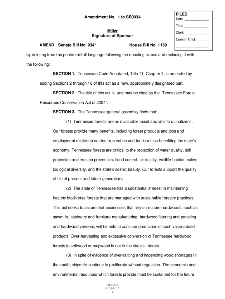 Fillable Online Amendment No. 1 to SB1768 FILED Date Time Person ...