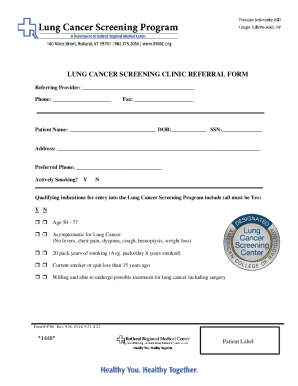 Fillable Online HEALTHCARE PROVIDER PULMONARY REFERRAL REQUEST FORM ...