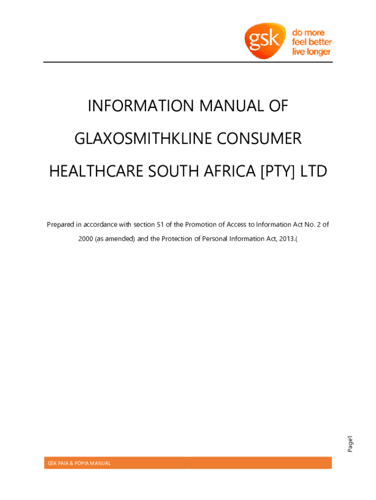 Fillable Online www.gsk.compaia-manual-consumer-healthcareINFORMATION ...