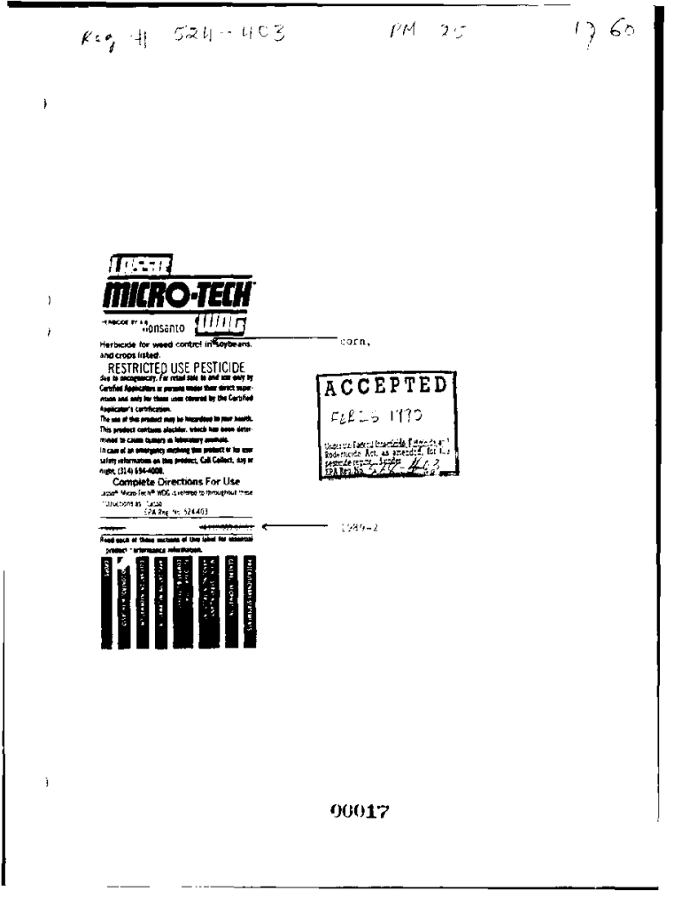 Fillable Online U.S. EPA, Pesticide Product Label, PARTNER WDG ...
