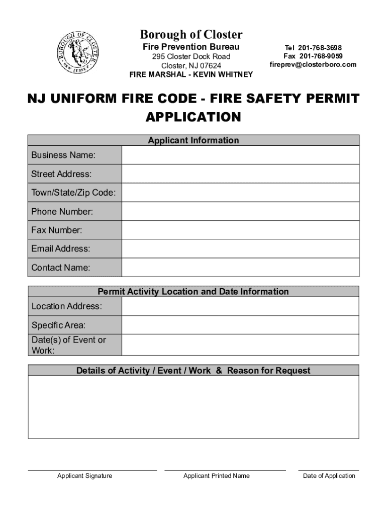 Fillable Online PDF Application For Certificate of Fire Code Status.pdf ...