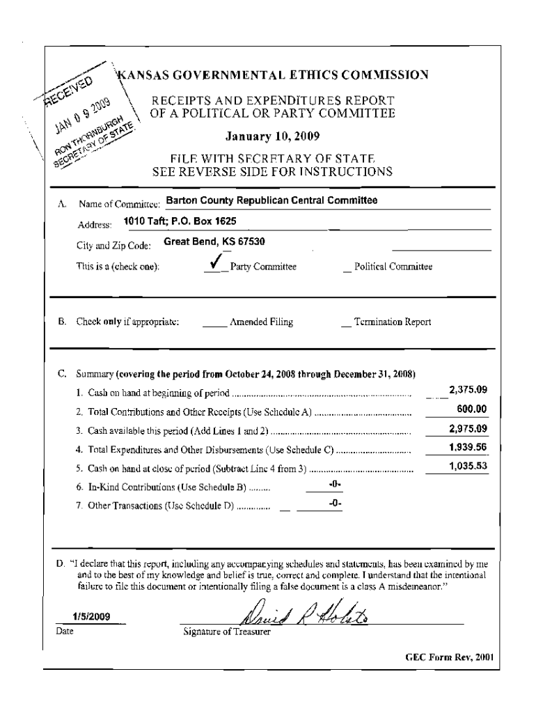 Fillable Online ethics ks www.sos.state.tx.usindexWelcome to the Texas Secretary of State Fax ...