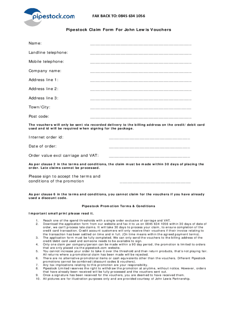 Fillable Online www.signnow.comfill-and-sign-pdf-form122334John Lewis ...
