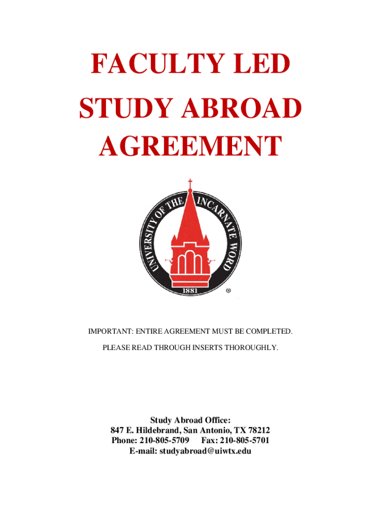 Fillable Online www.unf.eduuploadedFilessaUNF Faculty Led Study Abroad Program Waiver and ...