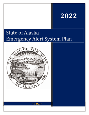 Fillable Online DHS&EMAlaska Emergency Alert System Plan Fax Email ...