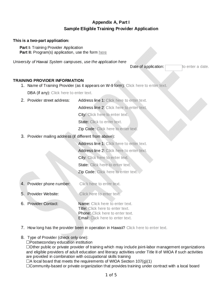 dol.alaska.govbpsEligible Training Provider and Program Application ...