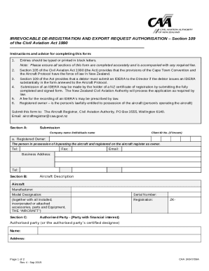 AC 8050-1 - AIRCRAFT REGISTRATION APPLICATION Doc Template | pdfFiller