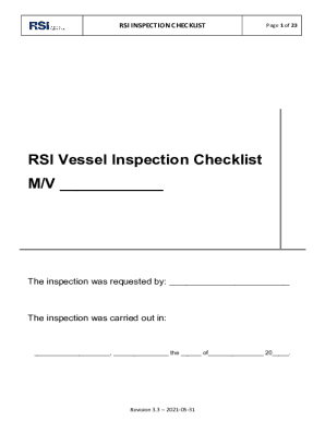 Fillable Online PDF UNIFORM INSPECTION SHEET Fax Email Print - pdfFiller