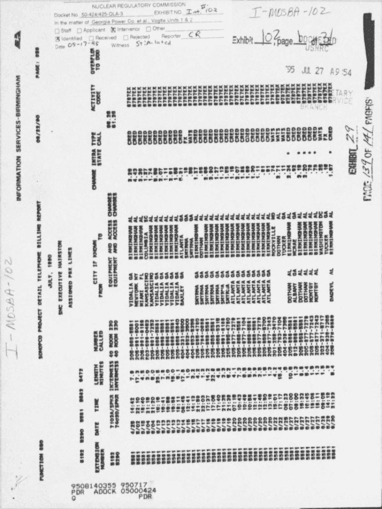 Fillable Online Intervenor exhibit I-MOSBA-102,consisting of SONOPCO ...