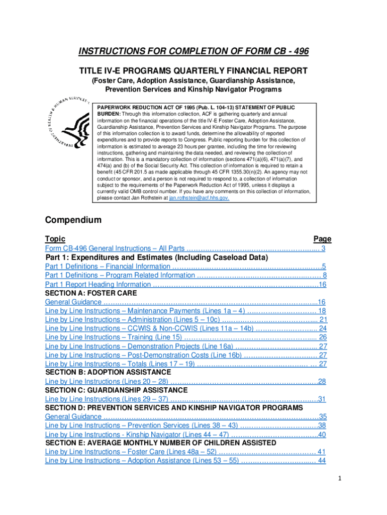Fillable Online Attachment C - Form CB 496 Instructions. Form CB 496 ...