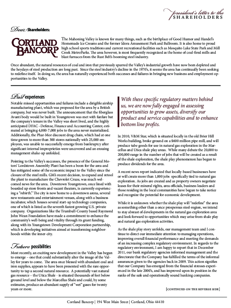 Fillable Online www.coursehero.comLetter-to-ShareholdersdocxLetter to ...