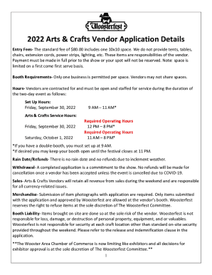 Fillable Online Vendor booth application form - usf.stoffwechsel-ev.de ...
