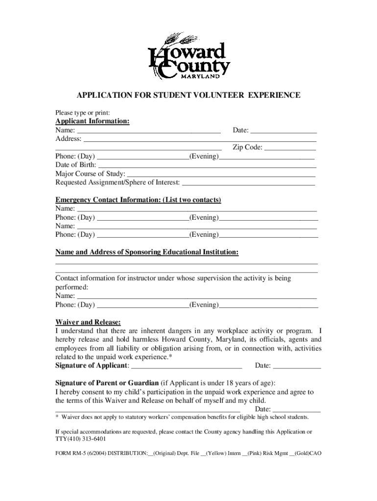 Fillable Online Internship/Volunteer Template - Jotform Fax Email Print ...