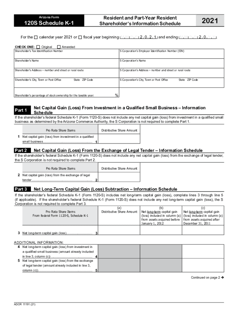 Fillable Online Shareholder's Instructions for Schedule K-1 - IRS tax ...