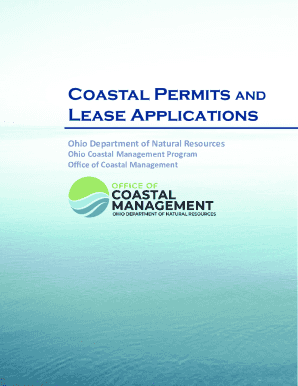 Fillable Online Coastal Permits and Lease Applications Booklet Fax ...