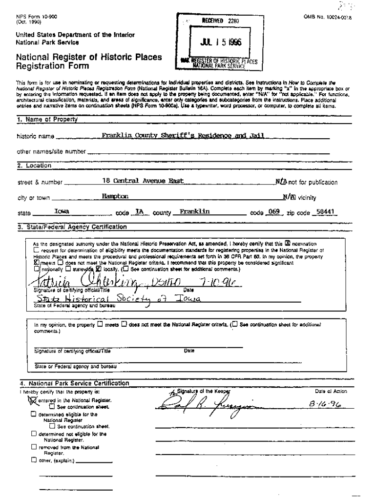 Fillable Online www.pdffiller.com573116168--NFS-Form-10900Fillable ...