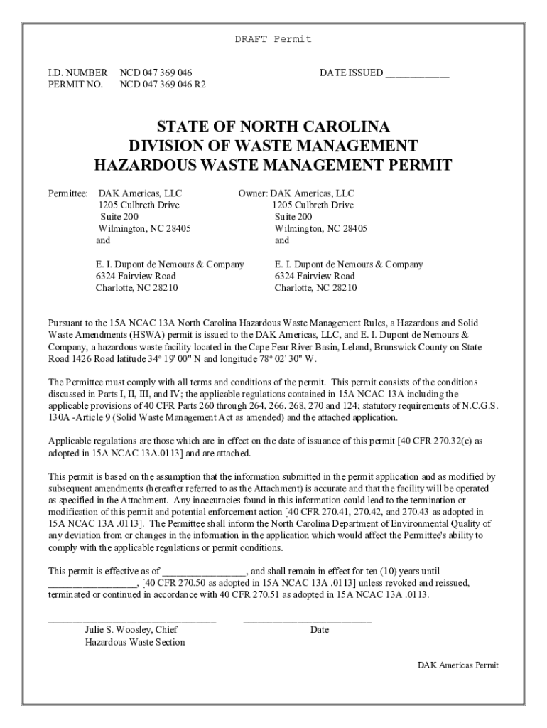 Fillable Online www.deq.virginia.govhomeshowdocumentFACT SHEET DRAFT ...