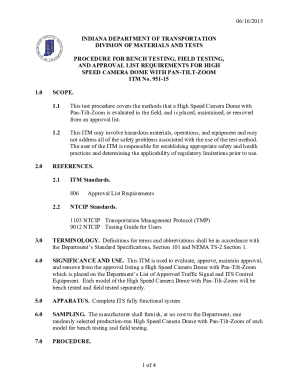 Fillable Online 06/16/2015 1 of 4 INDIANA DEPARTMENT OF TRANSPORTATION ...