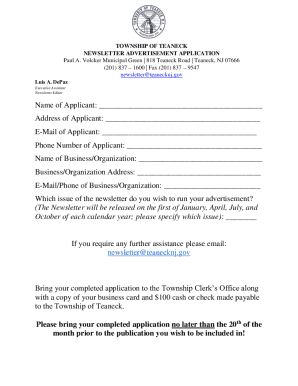 Fillable Online Name of Applicant: Address of Applicant: E-M Fax Email Print - pdfFiller
