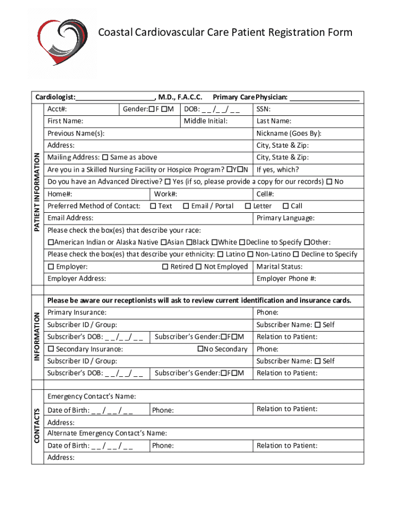 Fillable Online Coastal MedicalLifespan Fax Email Print - pdfFiller