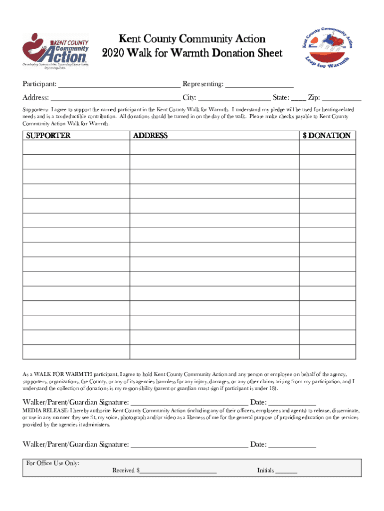 Fillable Online 2020 Support Sheet Fax Email Print - pdfFiller