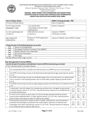 Fillable Online CN-1173 Twice Weekly Inspections Form CGP 2021.docx Fax ...