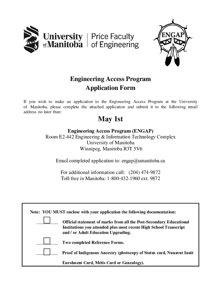 Fillable Online FACULTY OF ENGINEERING Engineering Access Program ...