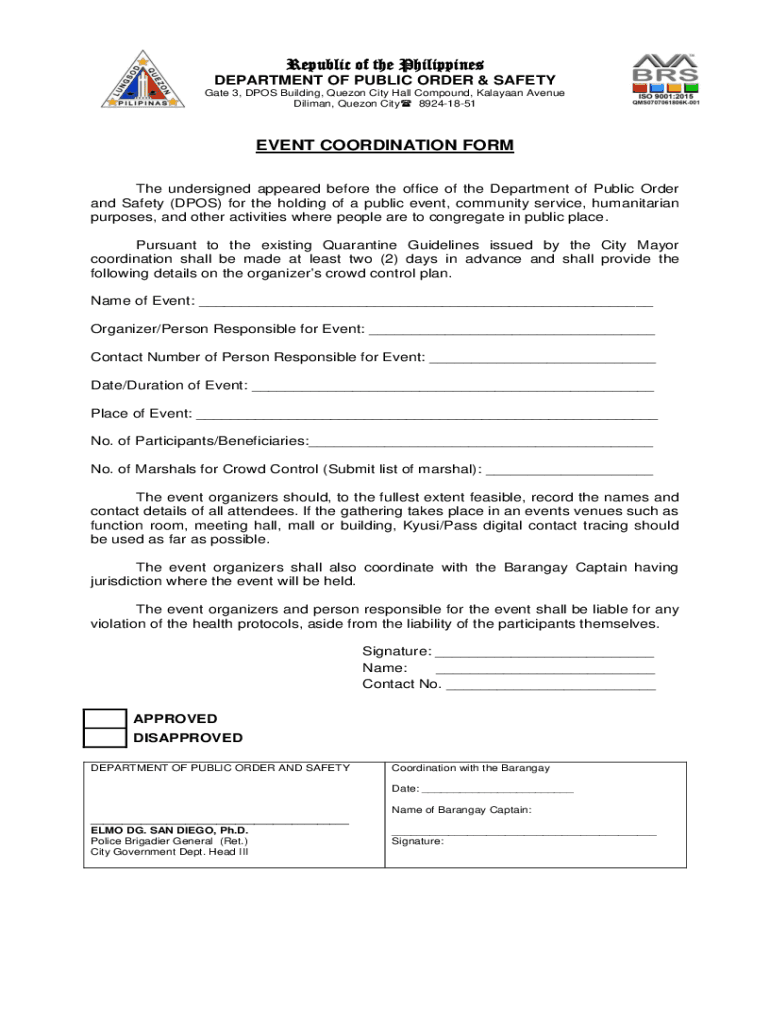 Fillable Online quezoncity.gov.phdepartmentsdepartment-ofQuezon City ...