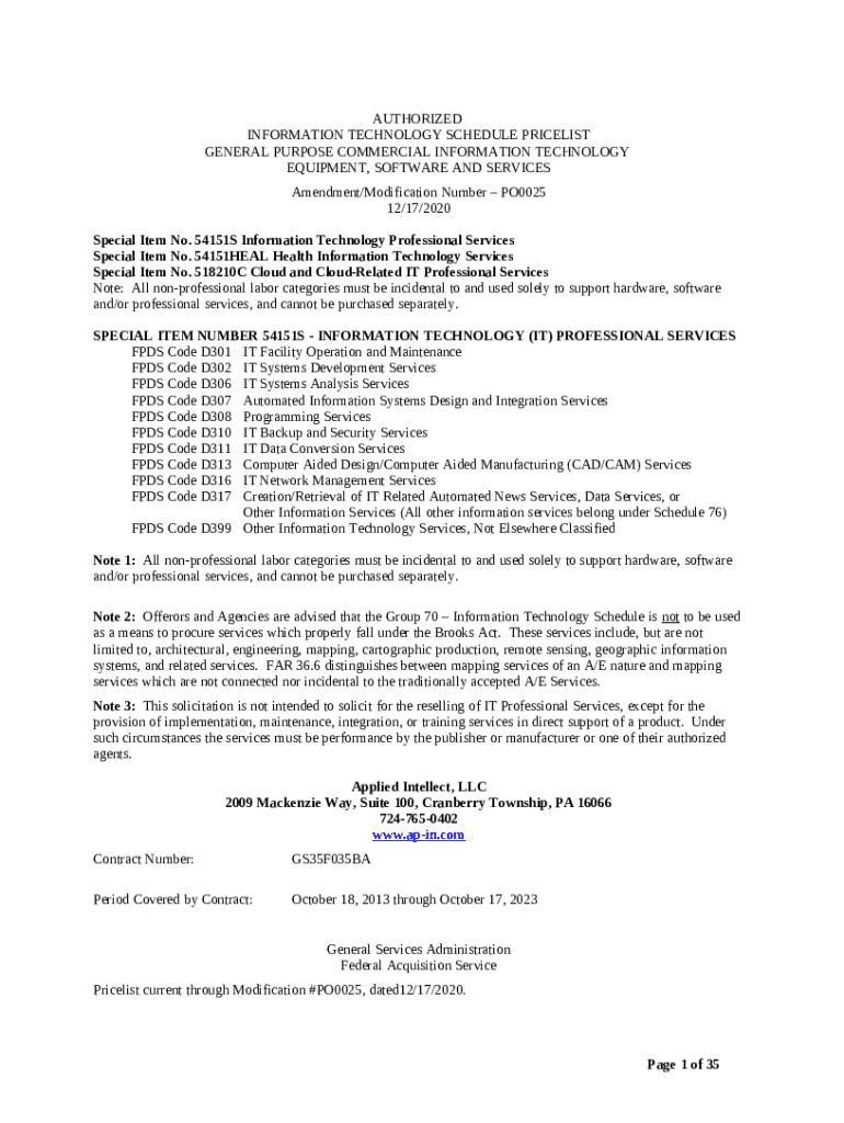 Amendment/Modification Number - PO0025 Doc Template | pdfFiller