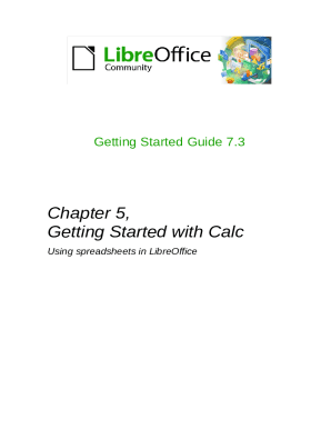 Fillable Online wiki documentfoundation Chapter 5, Getting Started with Calc - The Document ...