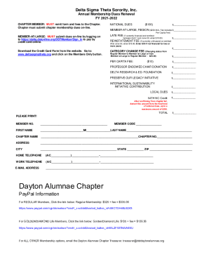 Fillable Online Annual dues for delta sigma theta - fffrp.diva-academy ...