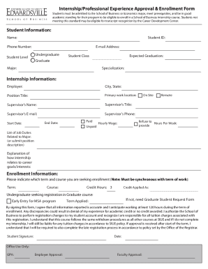Fillable Online Template-Internship Approval Form 2020.pdf Fax Email Print - pdfFiller