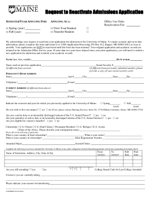 Fillable Online go umaine admissions.tamu.eduapplytransferAdmissions ...