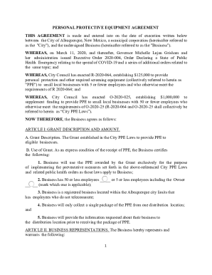 Fillable Online Sample personal protective equipment (PPE) policy Fax ...