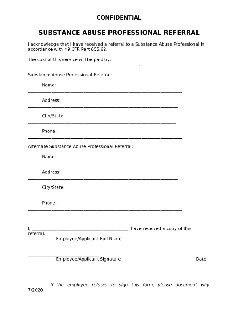 Drug and Alcohol Compliance - SAP Referral - Wisconsin Department of ...