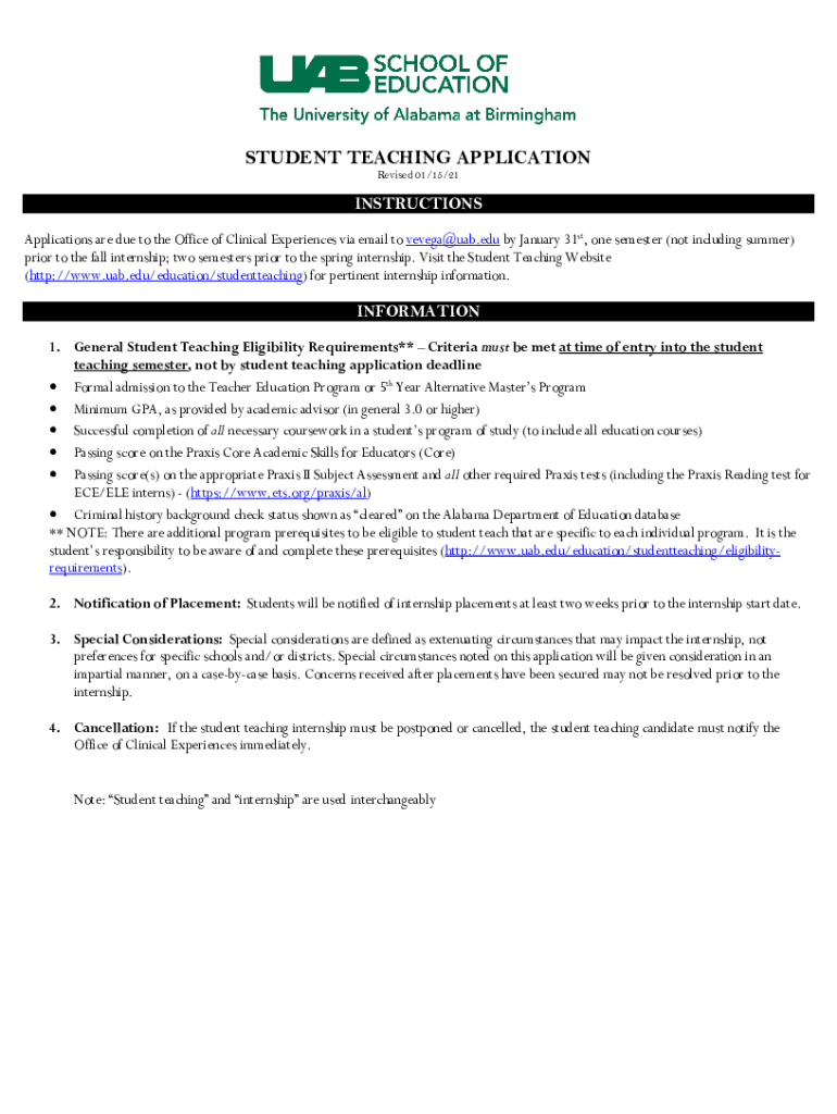 Fillable Online We need to move towards a student-centred application process for ... Fax Email ...