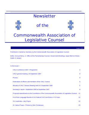 Newsletter - calc.ngo Doc Template | pdfFiller