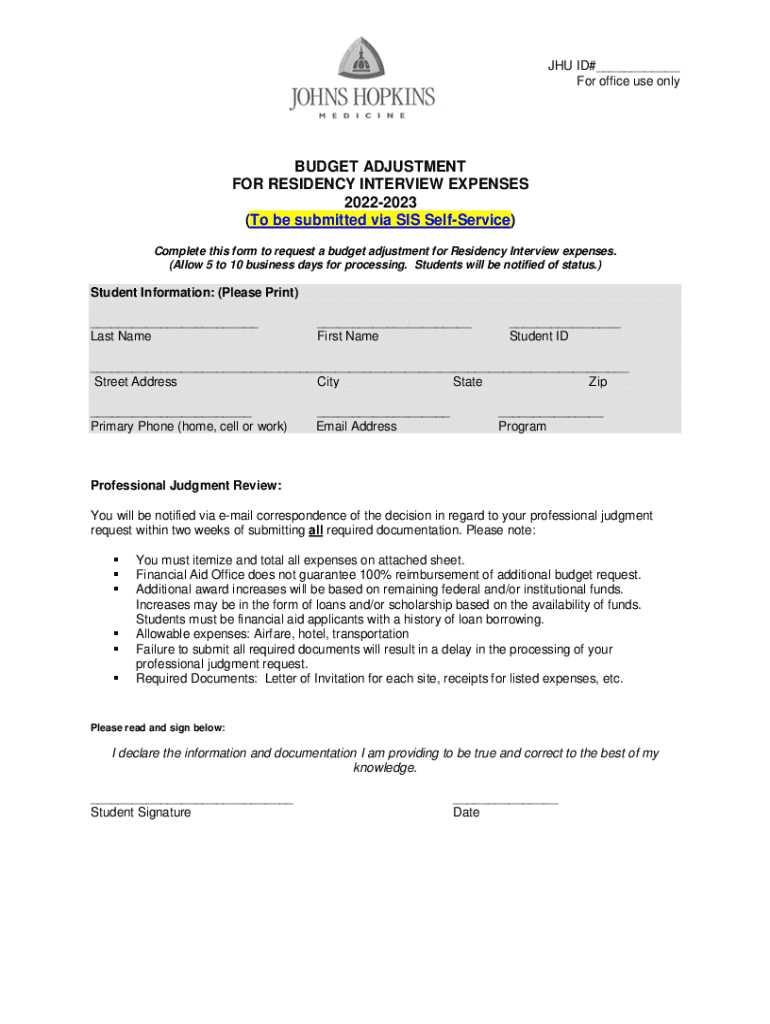 Fillable Online ESS - Employee Self Service - Johns Hopkins University ...