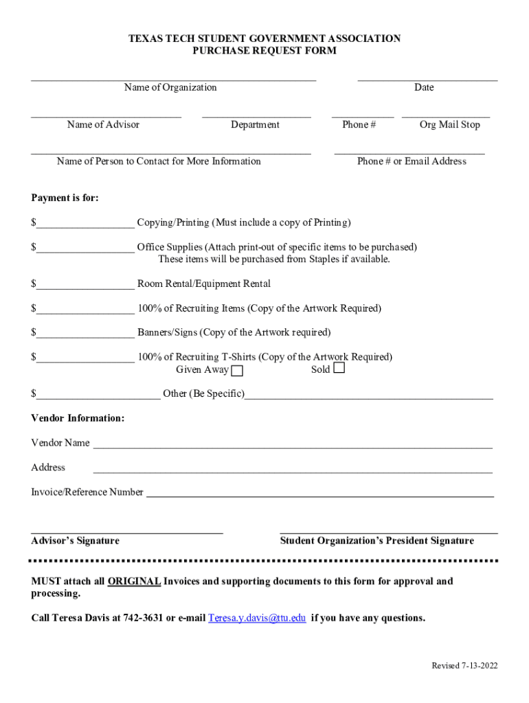 Fillable Online SGAPurchase.Request.Form.Fillable.pdf Fax Email Print ...