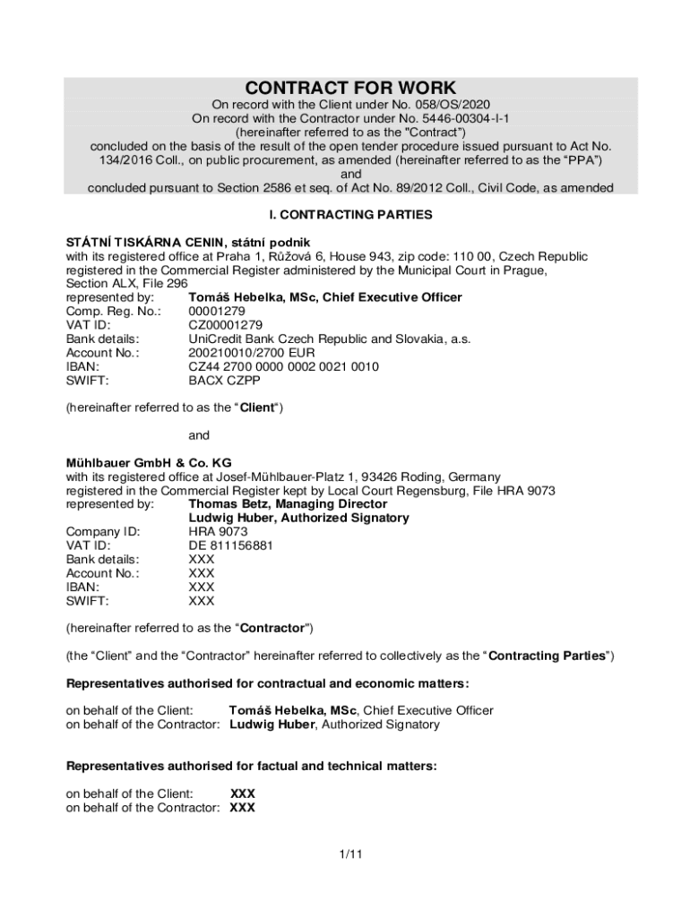 Fillable Online smlouvy gov Independent Contractor DefinedInternal ...