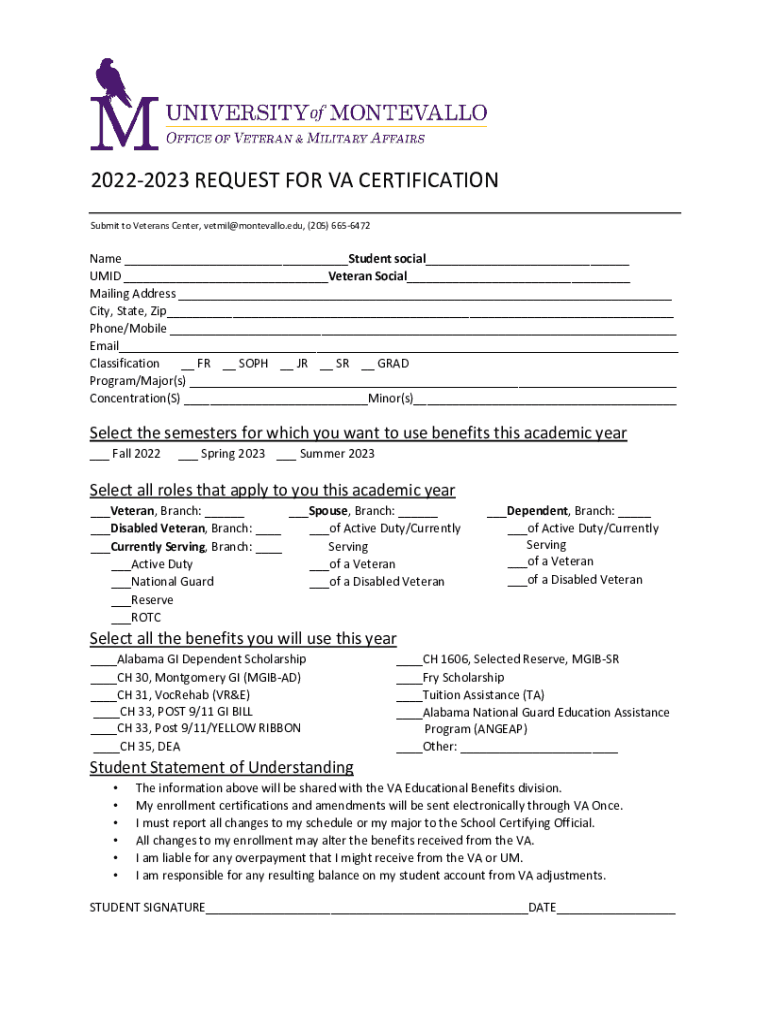 Fillable Online www.vaforvets.va.govSendAVeteranCertificateVA for Vets: Send a Veteran ...