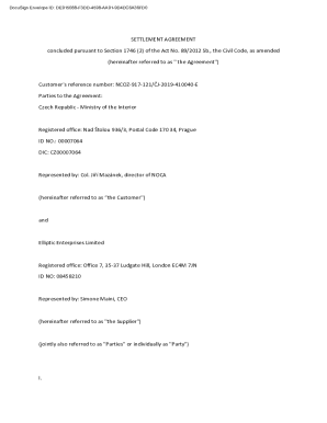 Fillable Online smlouvy gov Customer's reference number: NCOZ-917-121/J ...