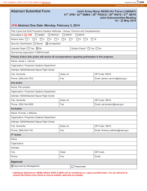 Fillable Online ntrs.nasa.govsearchNutrition in space - NASA Technical Reports Server (NTRS) Fax ...