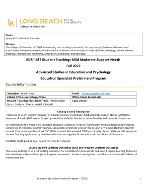 Fillable Online Sample Syllabus Template Fax Email Print - pdfFiller